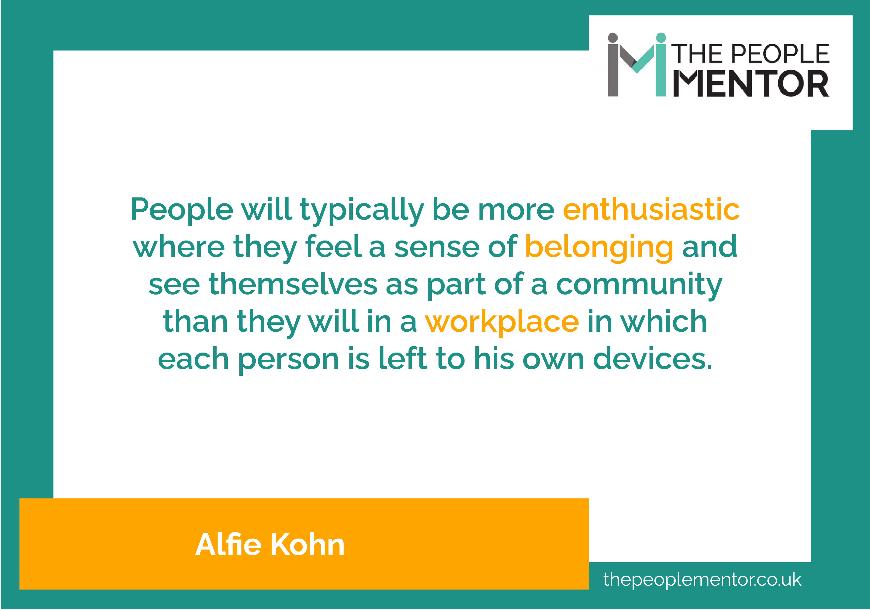 How To Create A Sense of Belonging in the Workplace - The People Mentor