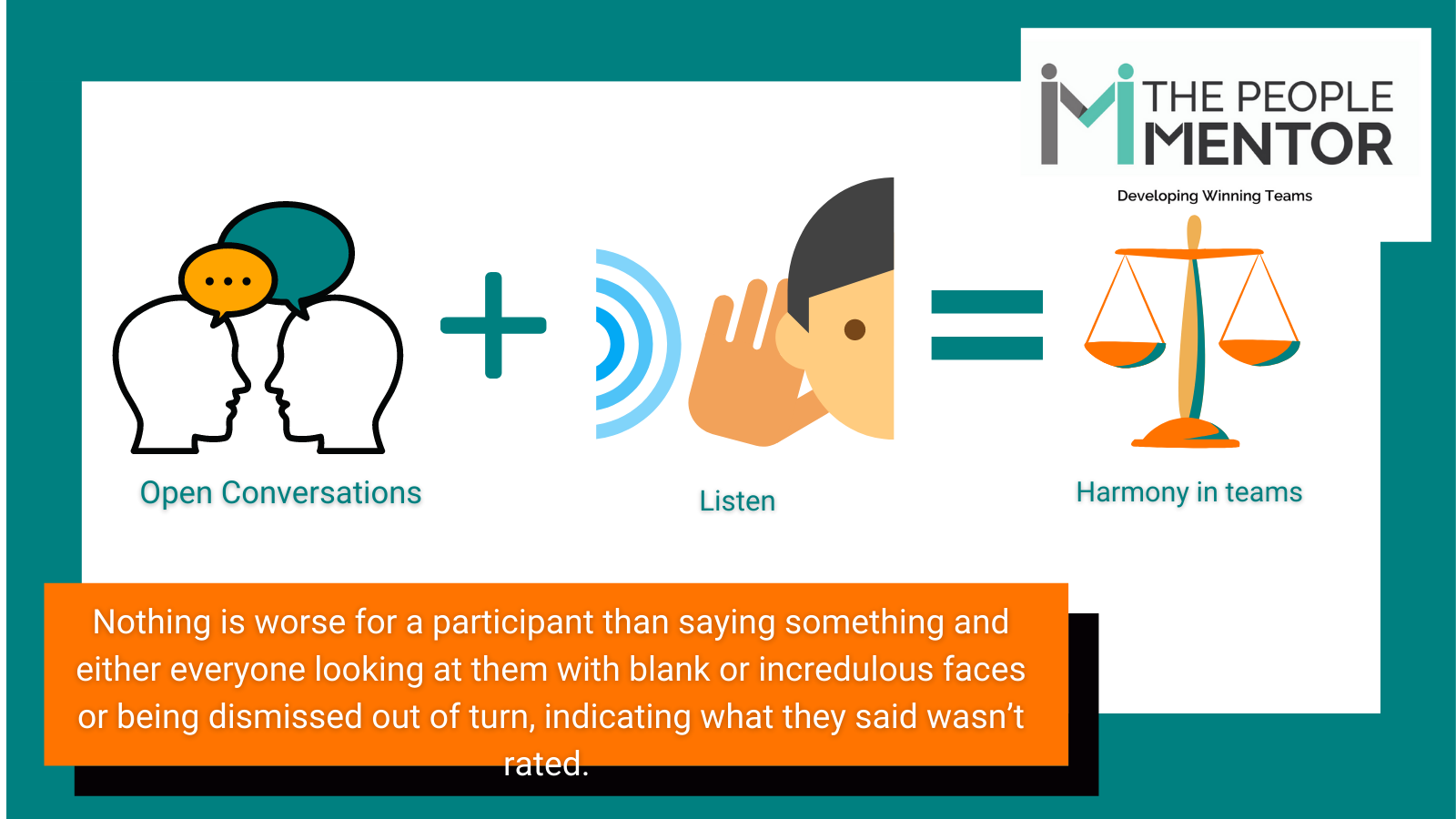 Creating Harmony with your team - The People Mentor