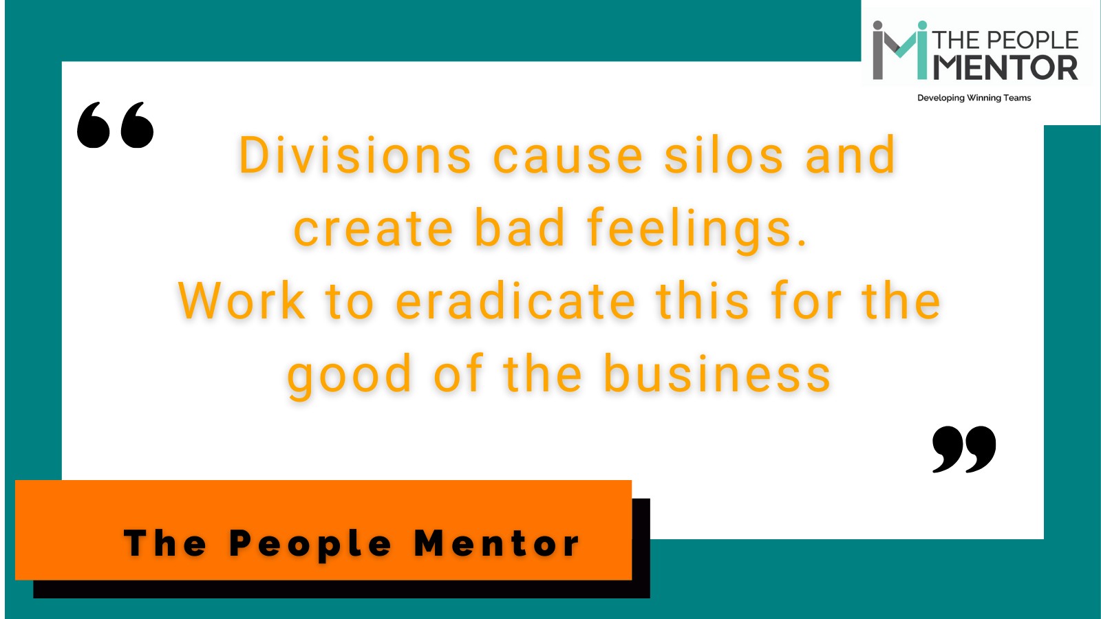 What to Do When There are Divisions in Your Team - The People Mentor