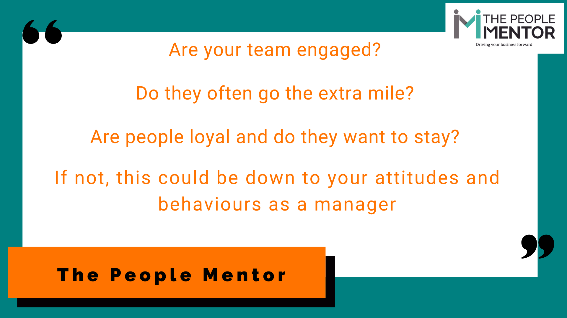 How Your Attitude and Behaviours Affect Your Team