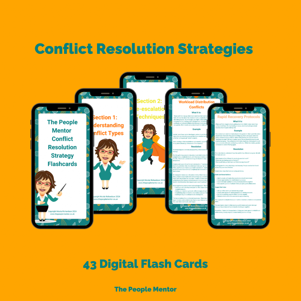 Conflict Resolution Strategies Digital Flashcards - The People Mentor
